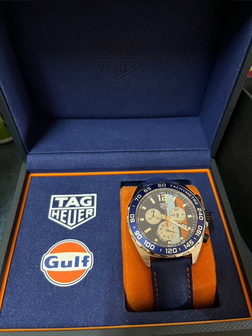 Tag heuer Gulf limited Edition, Men's Fashion, Watches & Accessories ...