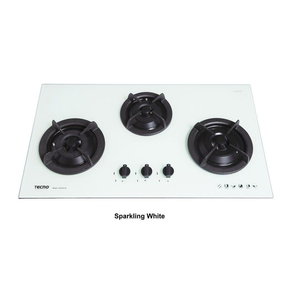 Tecno Chimney Hood KA2038 + T333TGSV Glass Hob Package Offer, TV & Home ...