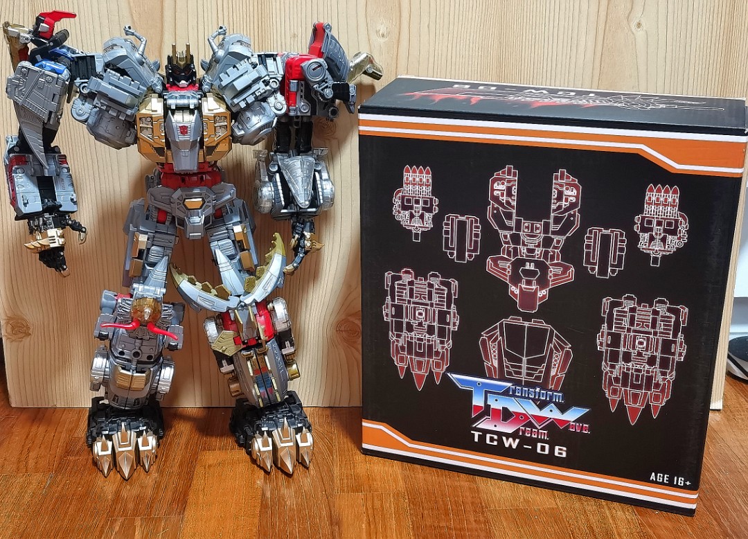 2 sets Transformers Volcanicus(6 in 1) with TDW 06 upgrade Kit and 5 ...