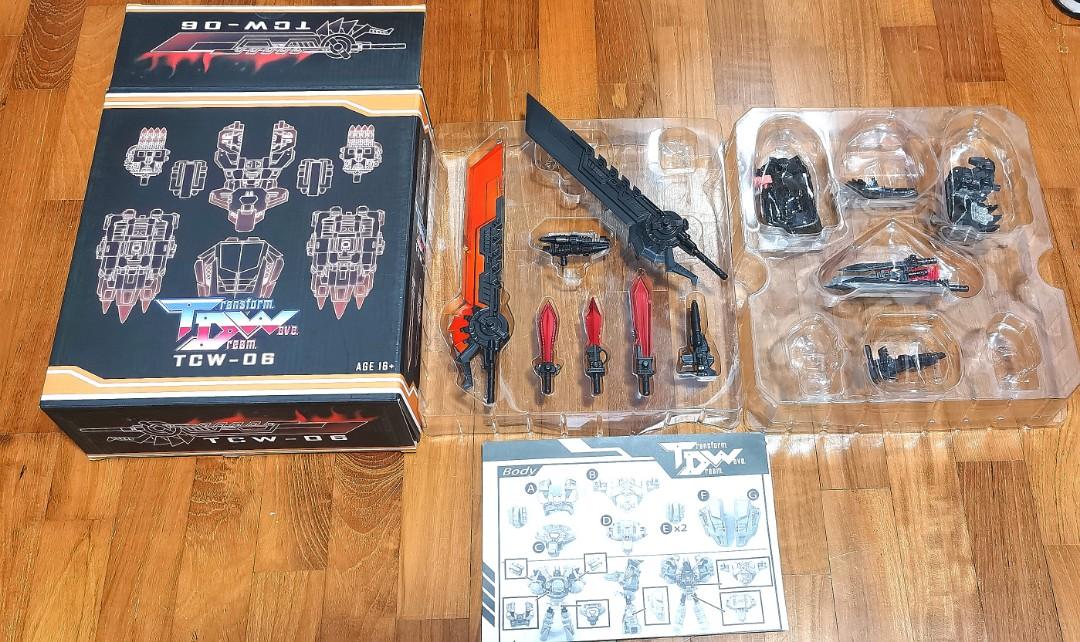 2 sets Transformers Volcanicus(6 in 1) with TDW 06 upgrade Kit and 5 ...