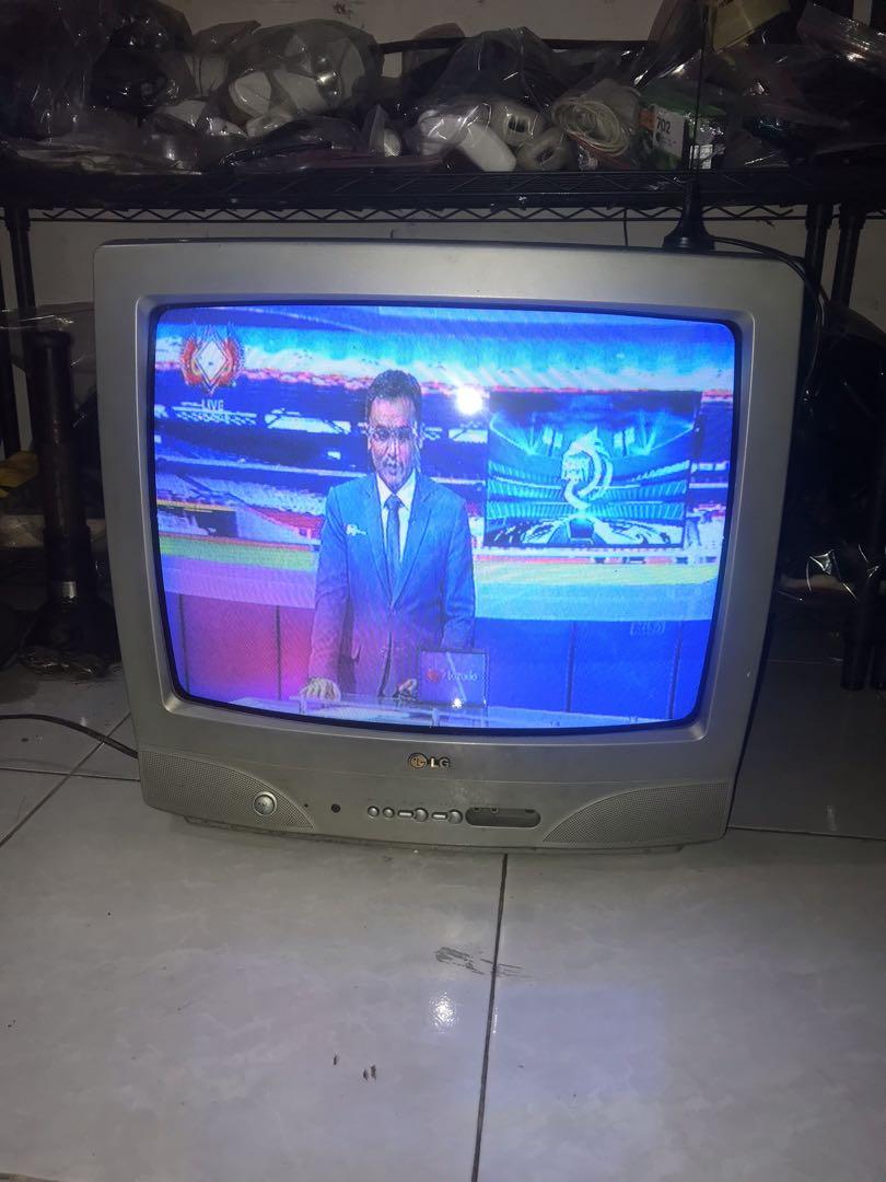 Tv Tabung LG 21 inCh, Elektronik, TV & Perlengkapan Hiburan di Carousell