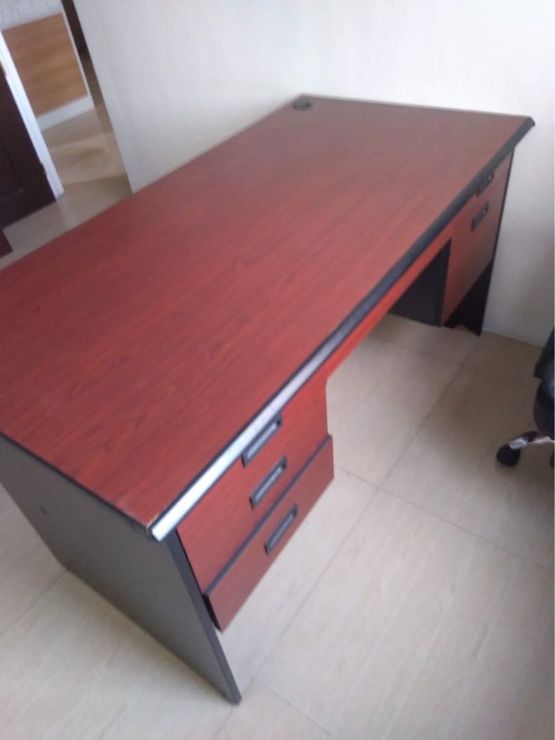 Used office tables, Furniture & Home Living, Office Furniture ...
