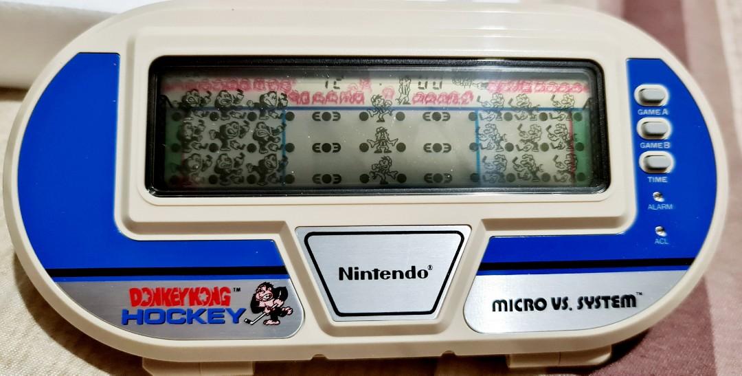 Vintage Nintendo Game & Watch micro vs system -Donkey kong hockey ...