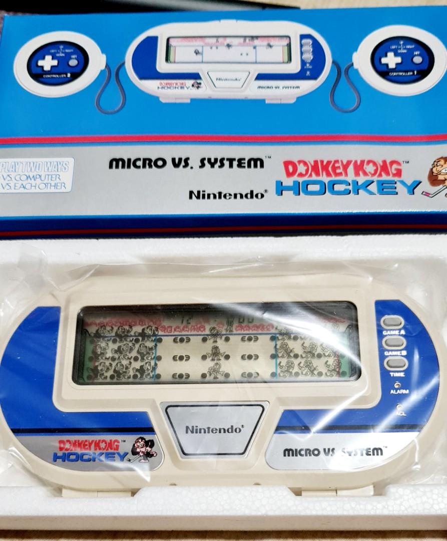 Vintage Nintendo Game & Watch micro vs system -Donkey kong hockey ...