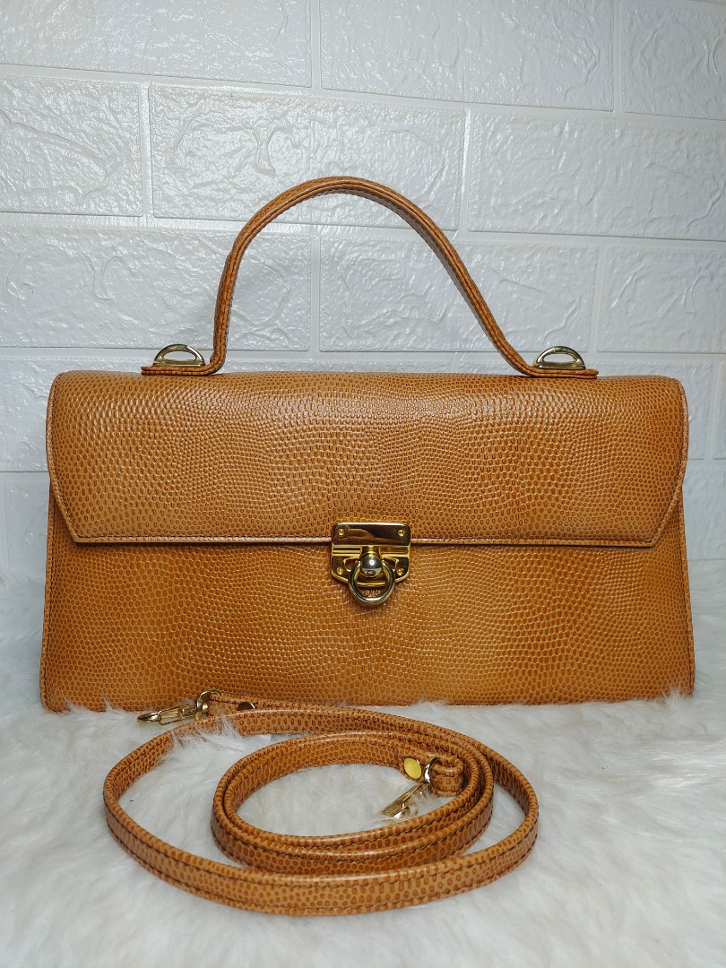 Vintage long kelly two way bag, Women's Fashion, Bags & Wallets, Cross ...
