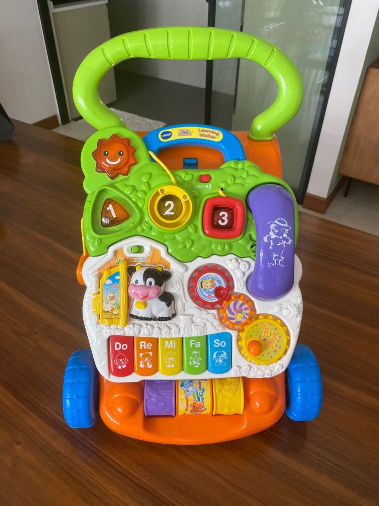 Vtech Learning Walker, Babies & Kids, Infant Playtime on Carousell
