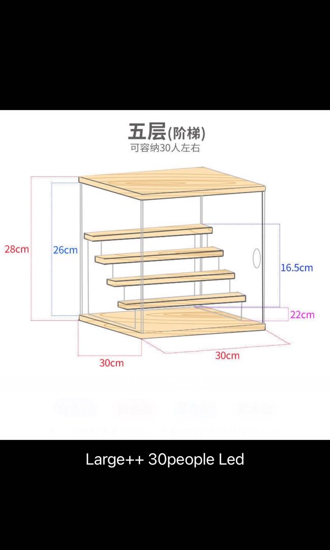 [WTS] BLIND BOX DISPLAY SHELF, Furniture & Home Living, Furniture ...