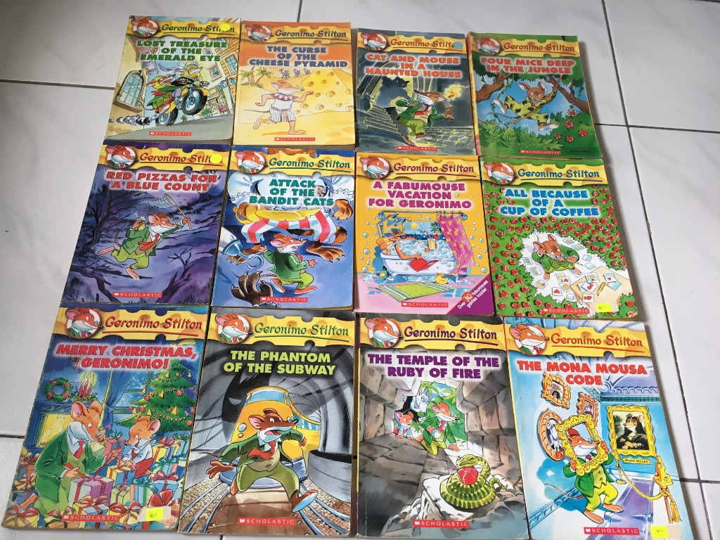 12 Geronimo Stilton Children books (Book1 -15), Hobbies & Toys, Books ...