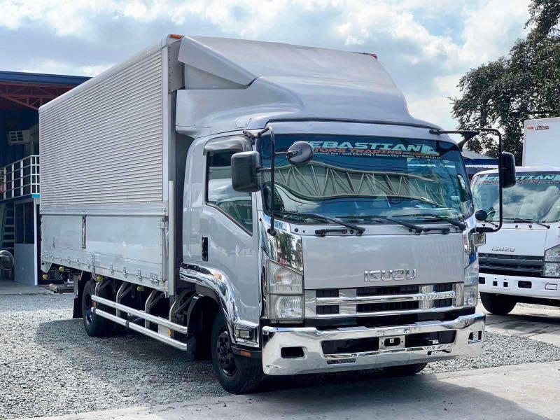 2020 ISUZU FORWARD ALUMINUM WING VAN 21FT F-SERIES WITH POWER LIFTER ...