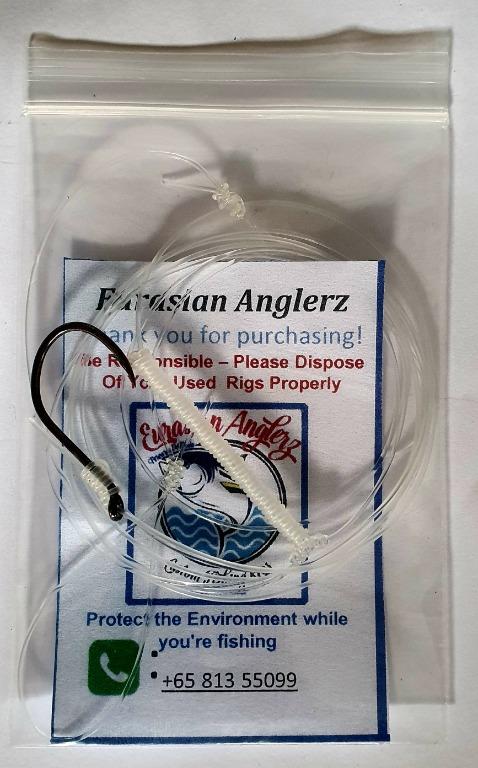 3 x Hard Leader Bottom Apollo Rigs | Surfcasting Usage | Boating Usage ...