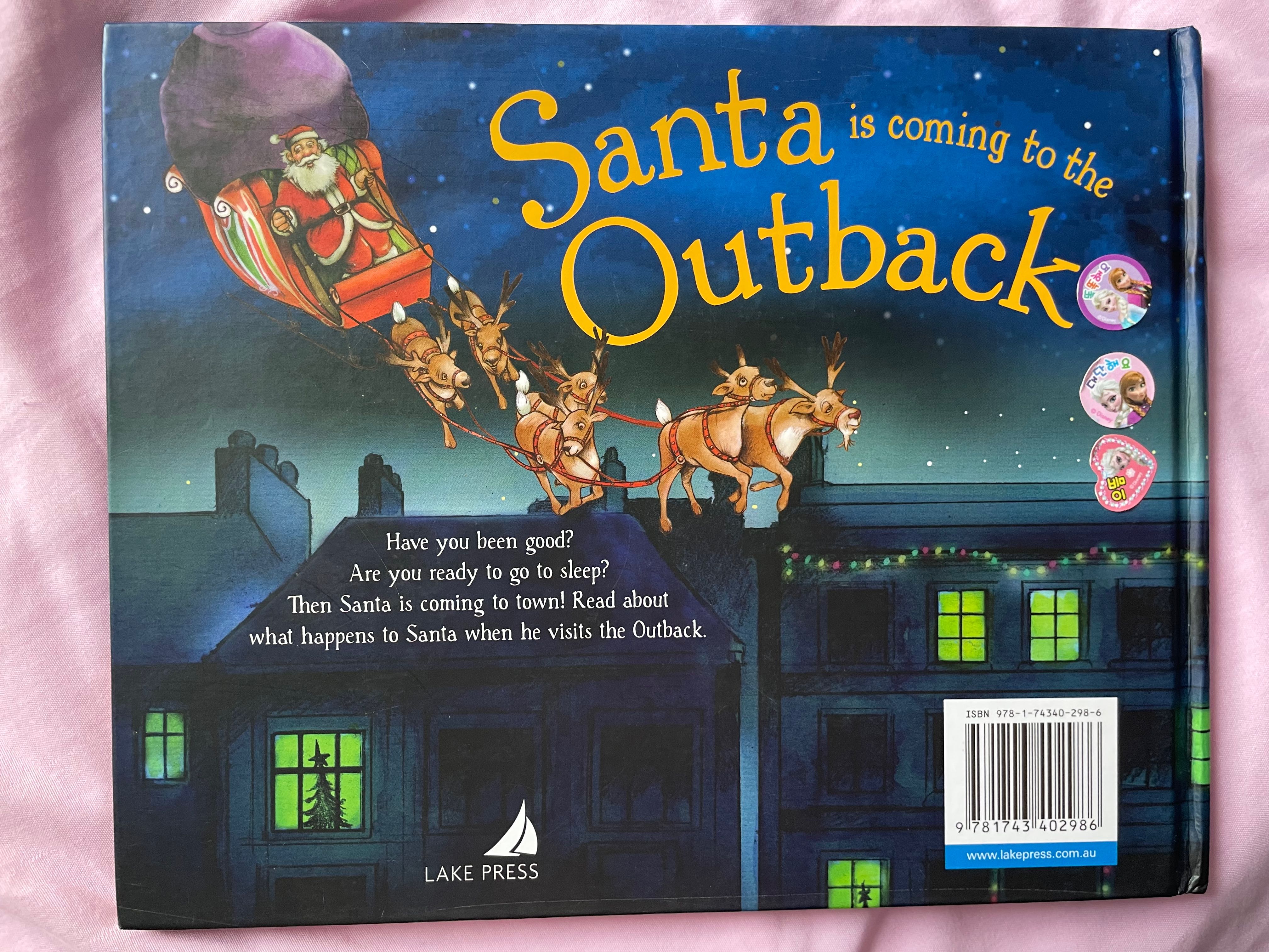 英文繪本 Santa Outback, 興趣及遊戲, 書本 & 文具, 小朋友書 - Carousell