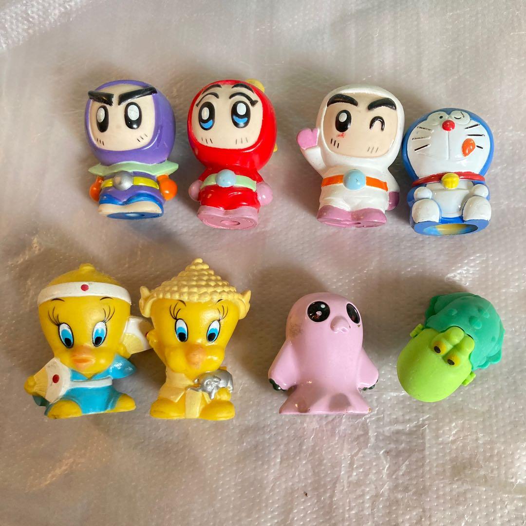 多啦A夢 彈珠人 翠兒 年糕獸 數碼暴龍 青蛙 Doraemon Digimon, 興趣及遊戲, 玩具 & 遊戲類 - Carousell
