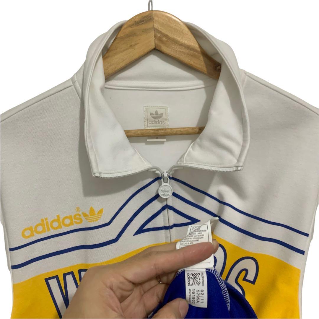 Adidas Vintage GSW Jacket, Men's Fashion, Coats, Jackets and Outerwear ...