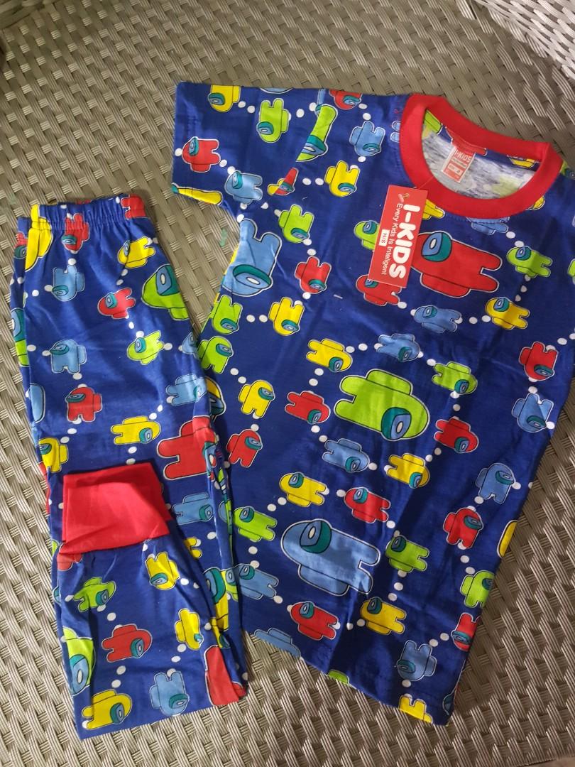 Among us pyjamas, Babies & Kids, Babies & Kids Fashion on Carousell
