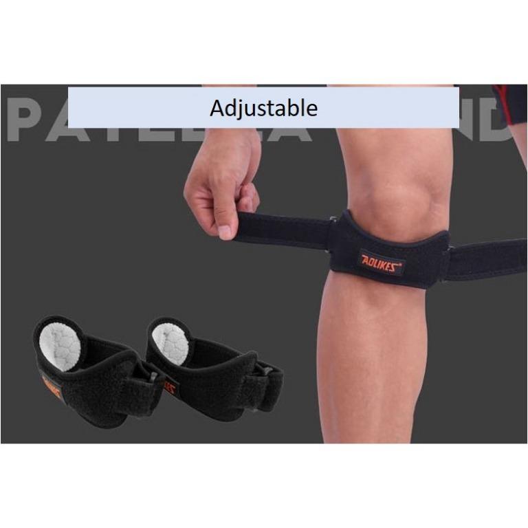 Aolikes Patella Knee Guard Support with Adjustable Silicon Band for ...