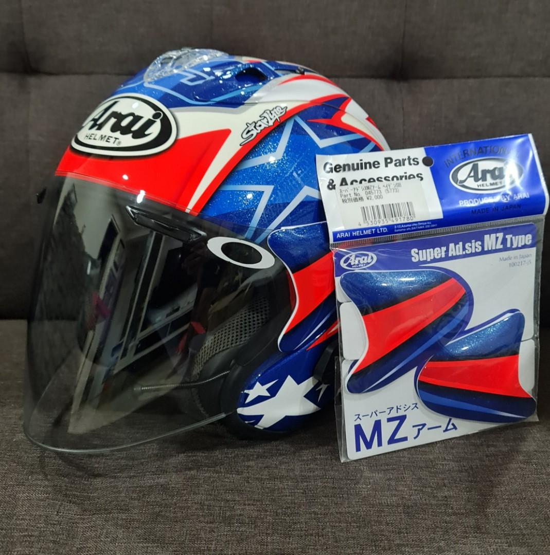 Arai Ram 5 Hayden SB size 59.6cm, Motorcycles, Motorcycle Apparel on ...