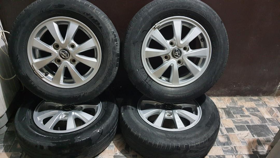 Avanza stock mags 14, Car Parts & Accessories, Mags and Tires on Carousell