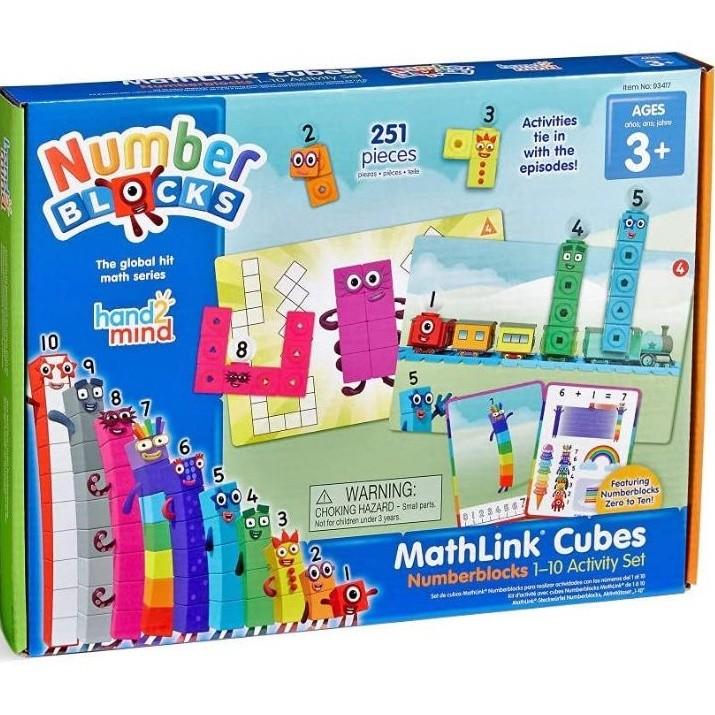BNIB: hand2mind Numberblocks MathLink Cubes 1-10 OR 11-20 Activity Set ...
