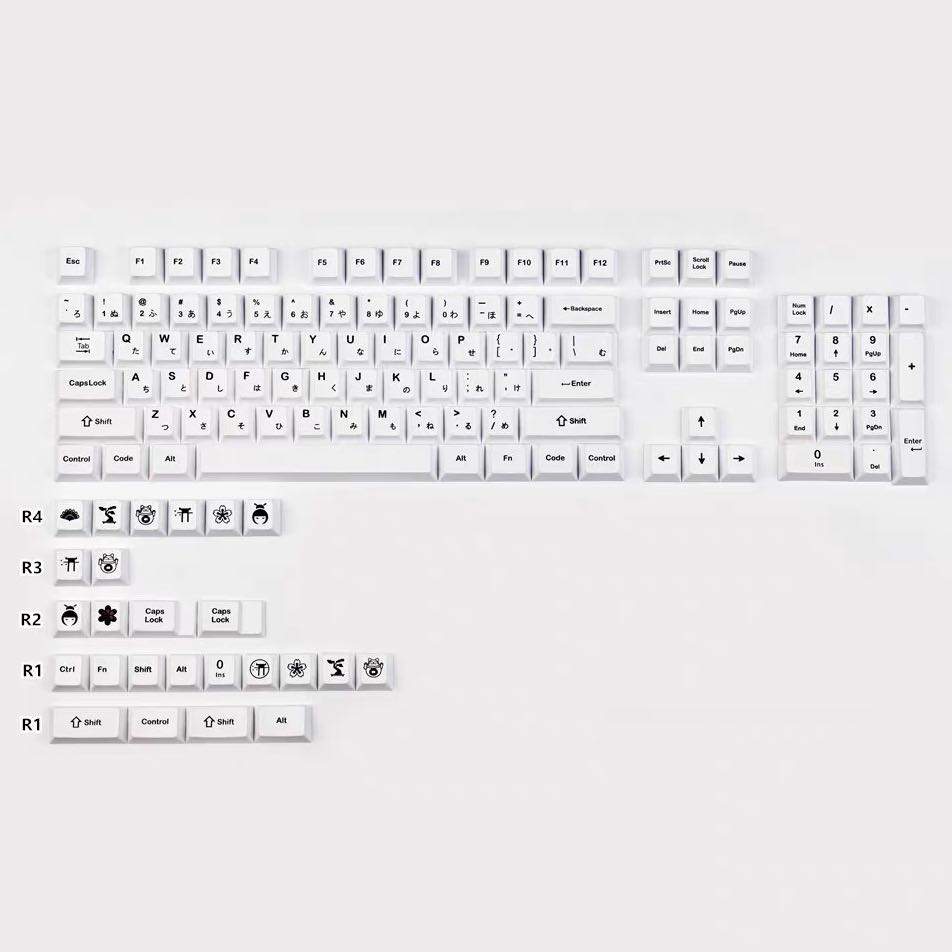 BoW Japanese Root Keycaps, Computers & Tech, Parts & Accessories ...