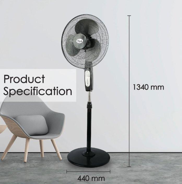 Brand New Mychoice 16" Stand Fan Standing Fan With Remote Free Delivery ...