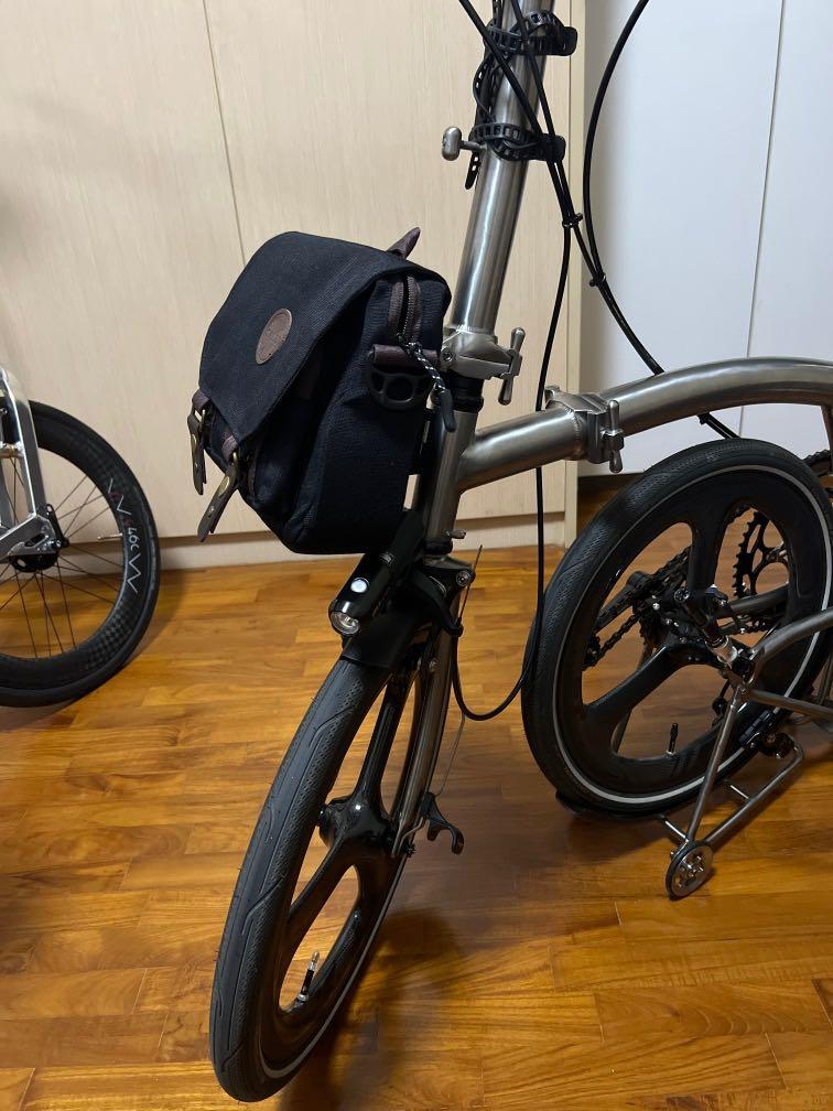 Brompton front bag (black), Sports Equipment, Bicycles & Parts, Parts ...