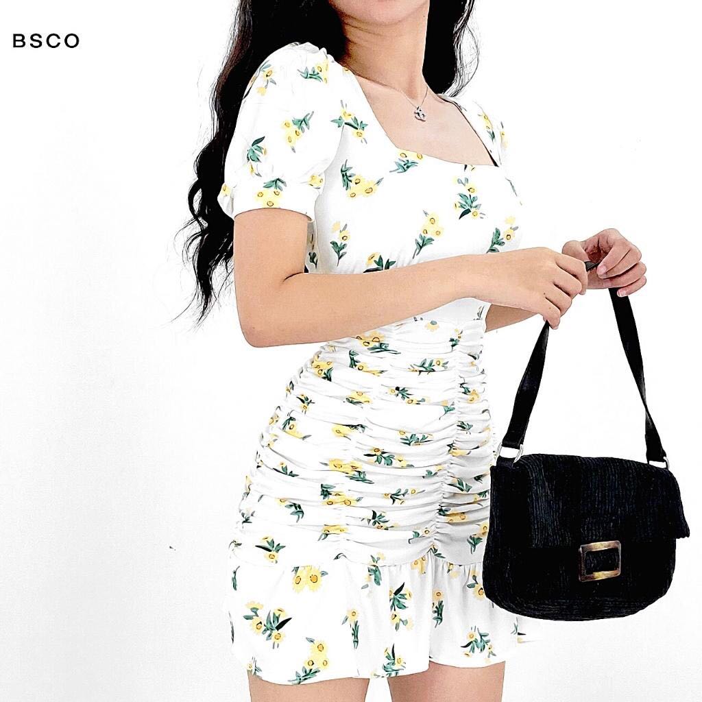 BSCO KOREAN WHITE PUFF, Women's Fashion, Dresses & Sets, Dresses on ...