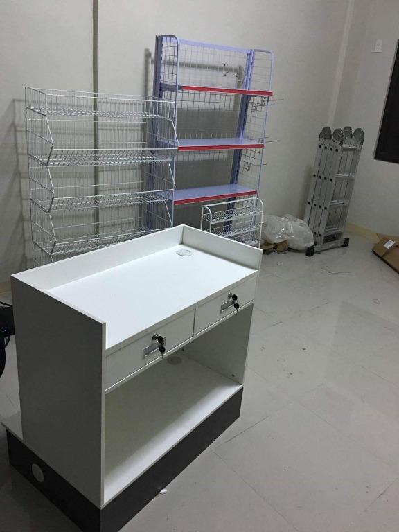 Cashier Counter Checkout Counter Laminated Wood Counter, Furniture ...