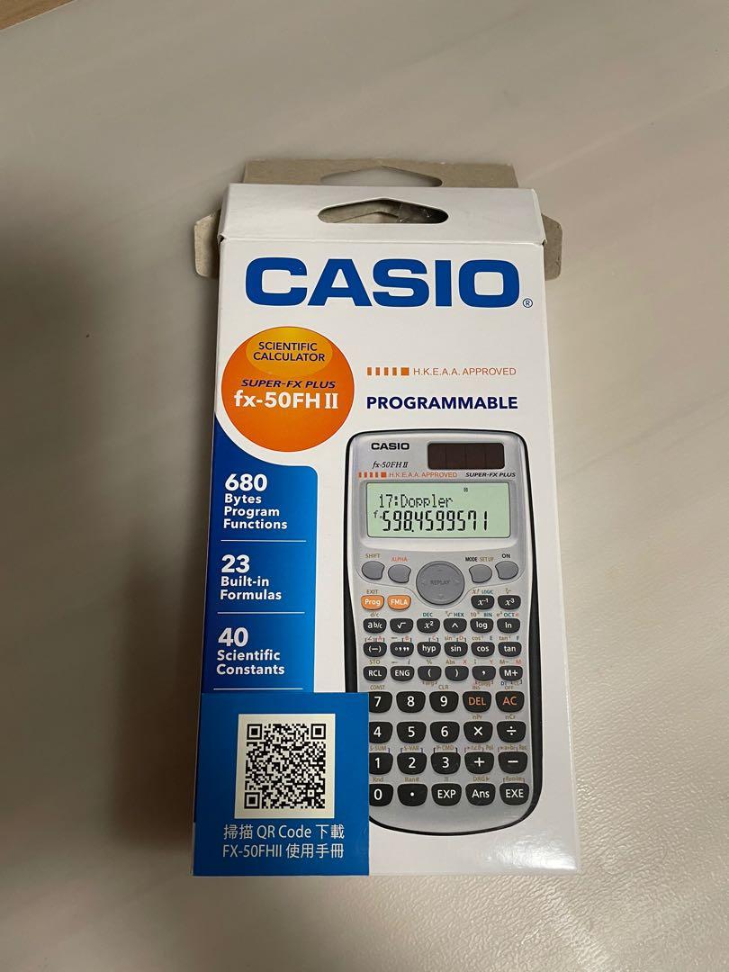 Casio 計數機 fx-50FH II (DSE專用計數機), 手提電話, 其他 - Carousell