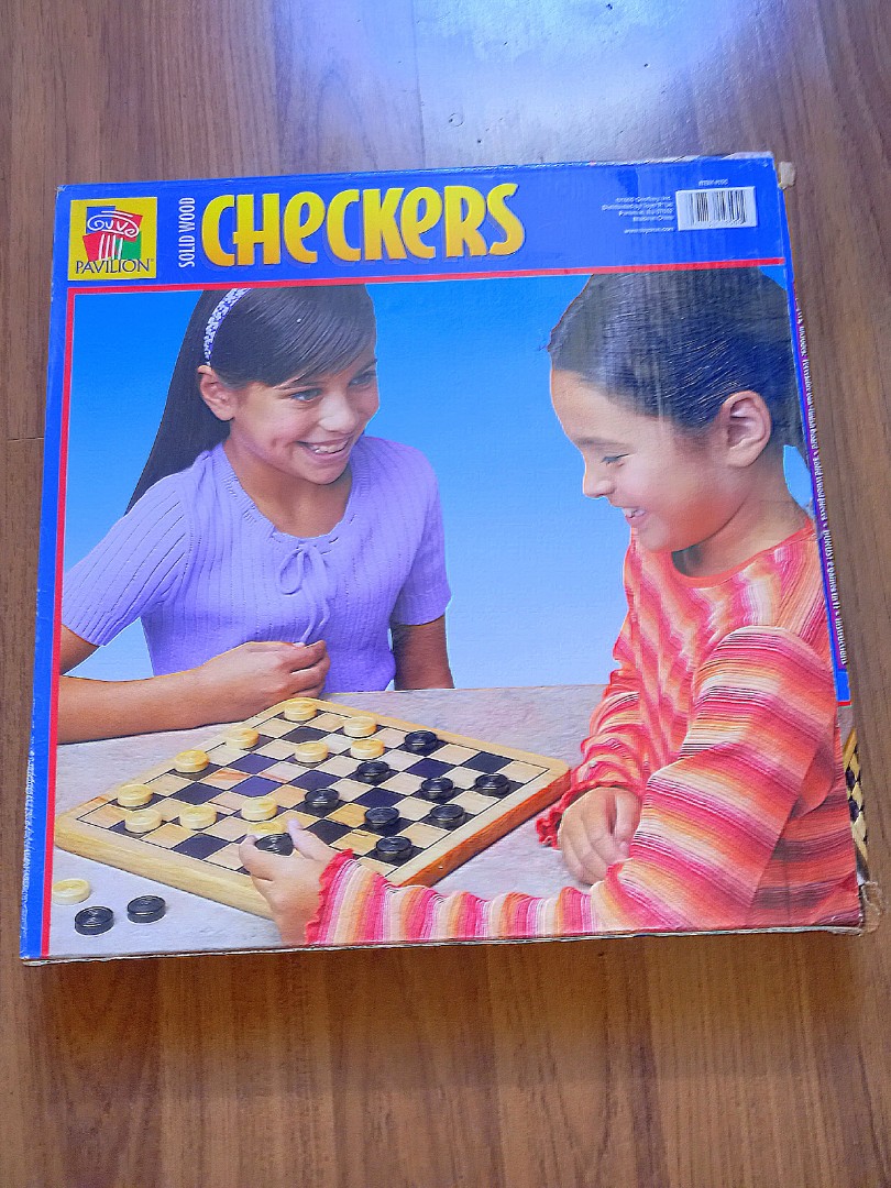 Checkers game board, Hobbies & Toys, Toys & Games on Carousell