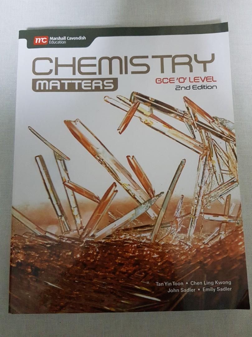 Chemistry matters-GCE 'O' level 2nd edition textbook, Hobbies & Toys ...
