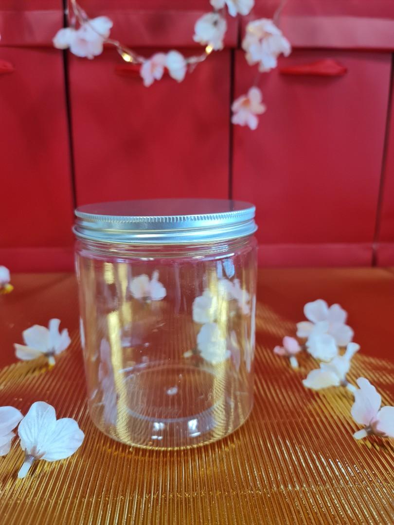 Clear Biscuit Container, 10x12cm, Brand New, Furniture & Home Living ...