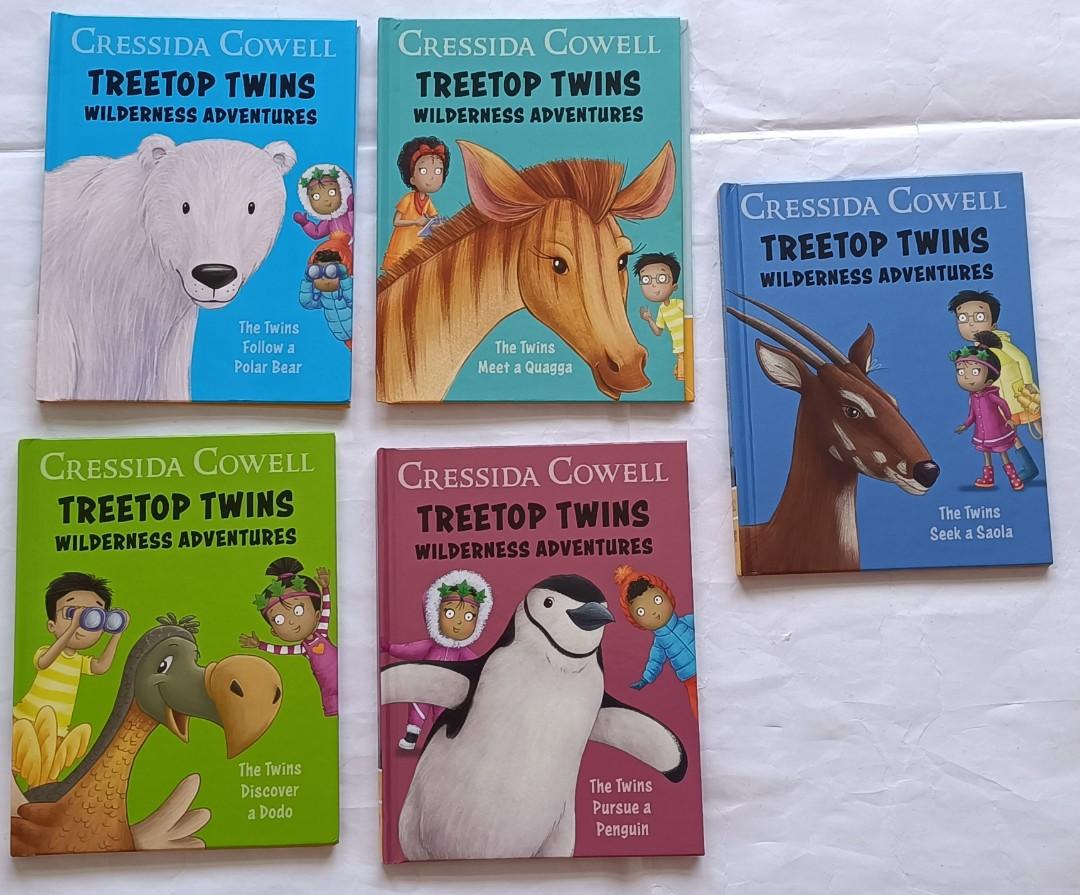Cressida Cowell Treetop Twins Wilderness Adventures and Treetop Twins ...