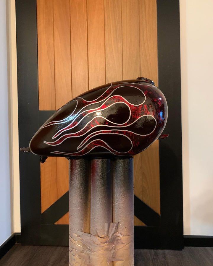 Custom paint Harley Davidson wassell tank, Motorcycles, Motorcycle ...