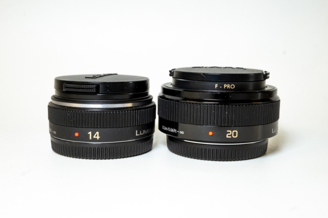 Panasonic Lumix Pancake Lenses 20mm F1.7 II & 14mm F2.5 (MFT ...