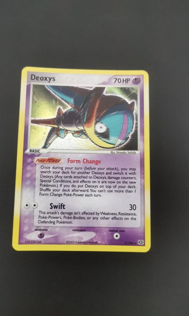Deoxys speed form holo, Hobbies & Toys, Toys & Games on Carousell