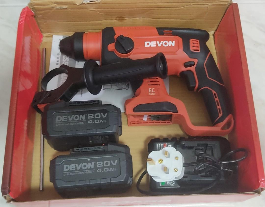 Devon 20V lithium battery hammer drill, Furniture & Home Living, Home ...