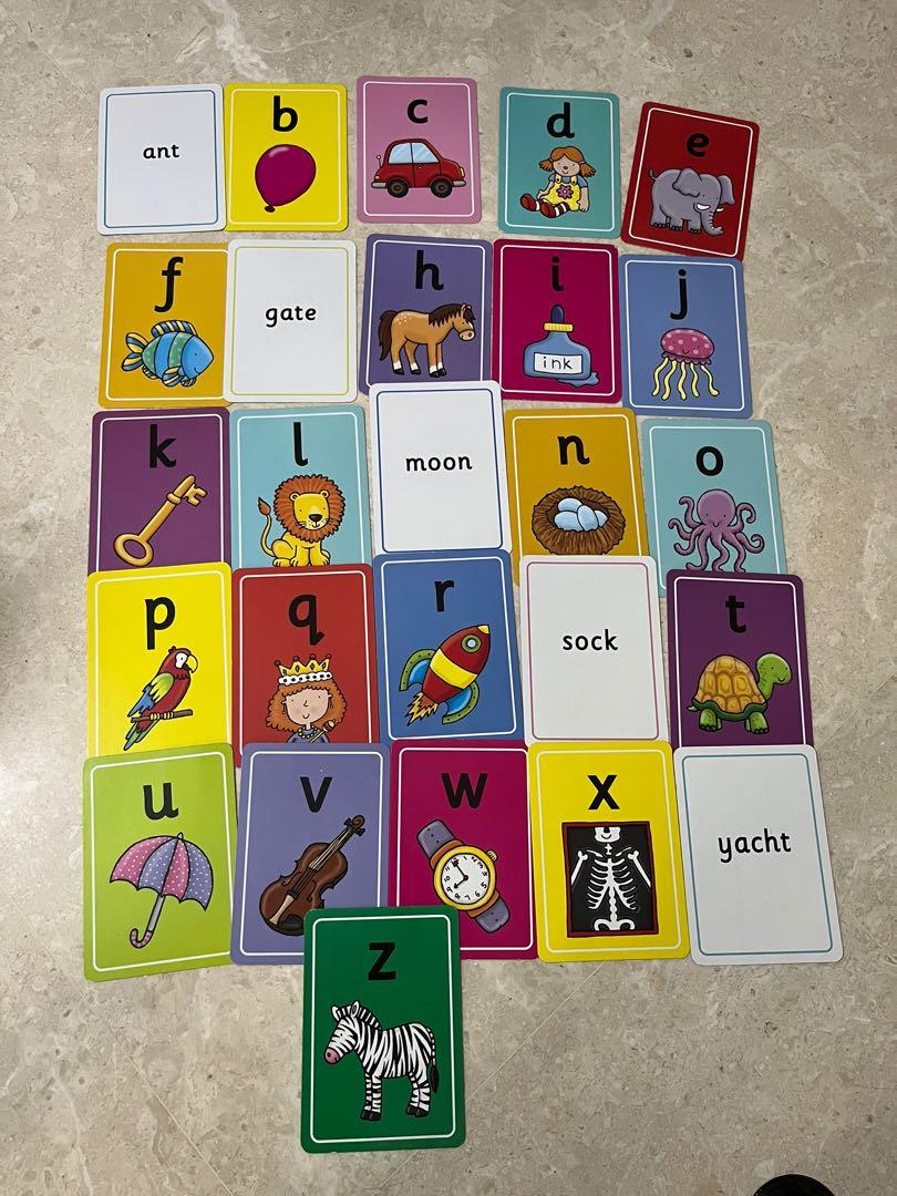 Alphabet Cards Jumbo, Hobbies & Toys, Books & Magazines, Children's ...
