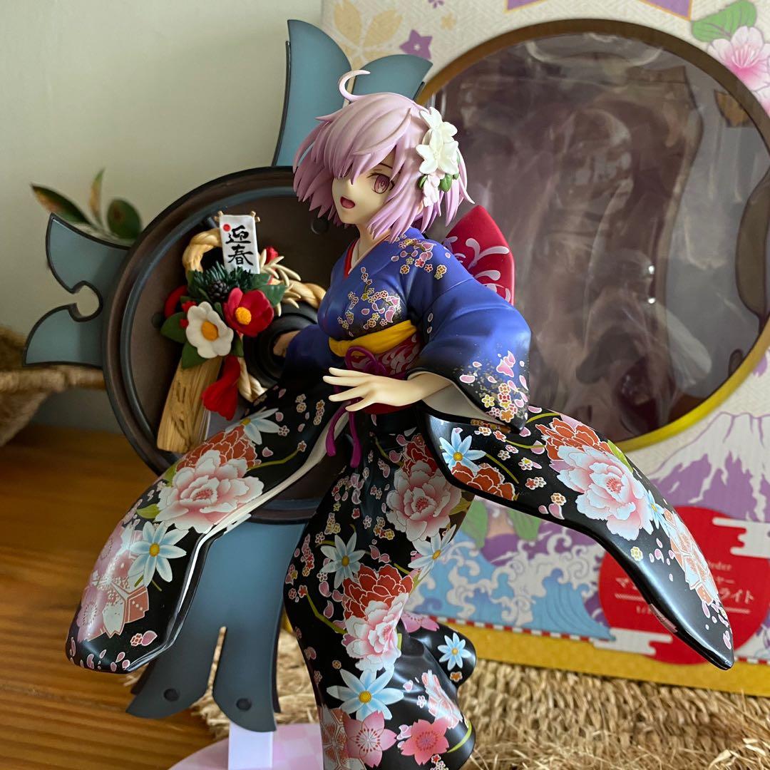 Fate/Grand Order Mash Kyrielight (Grand New Year Kimono Ver.) 1/7 Scale ...