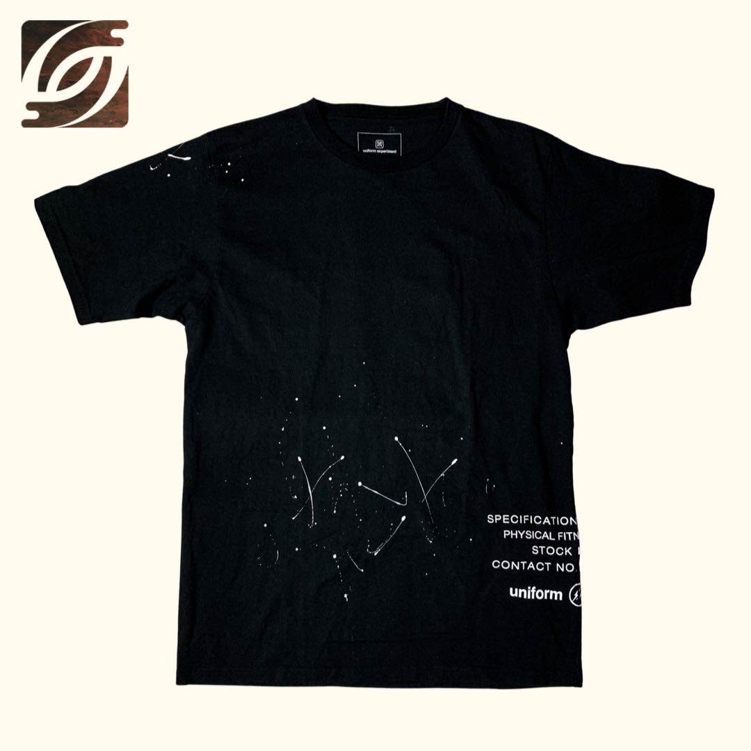 Fragment Design Paint Splatter Uniform Experiment Physical Fitness Tee ...