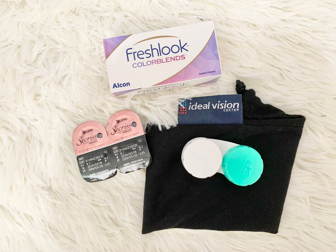 Freshlook Colorblends Monthly Disposable Colored Contact Lenses, Women ...