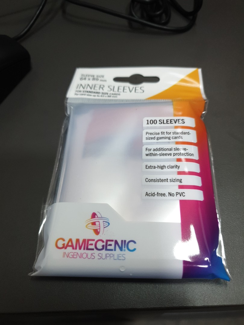 Gamegenic Inner Card Sleeves, Hobbies & Toys, Toys & Games on Carousell