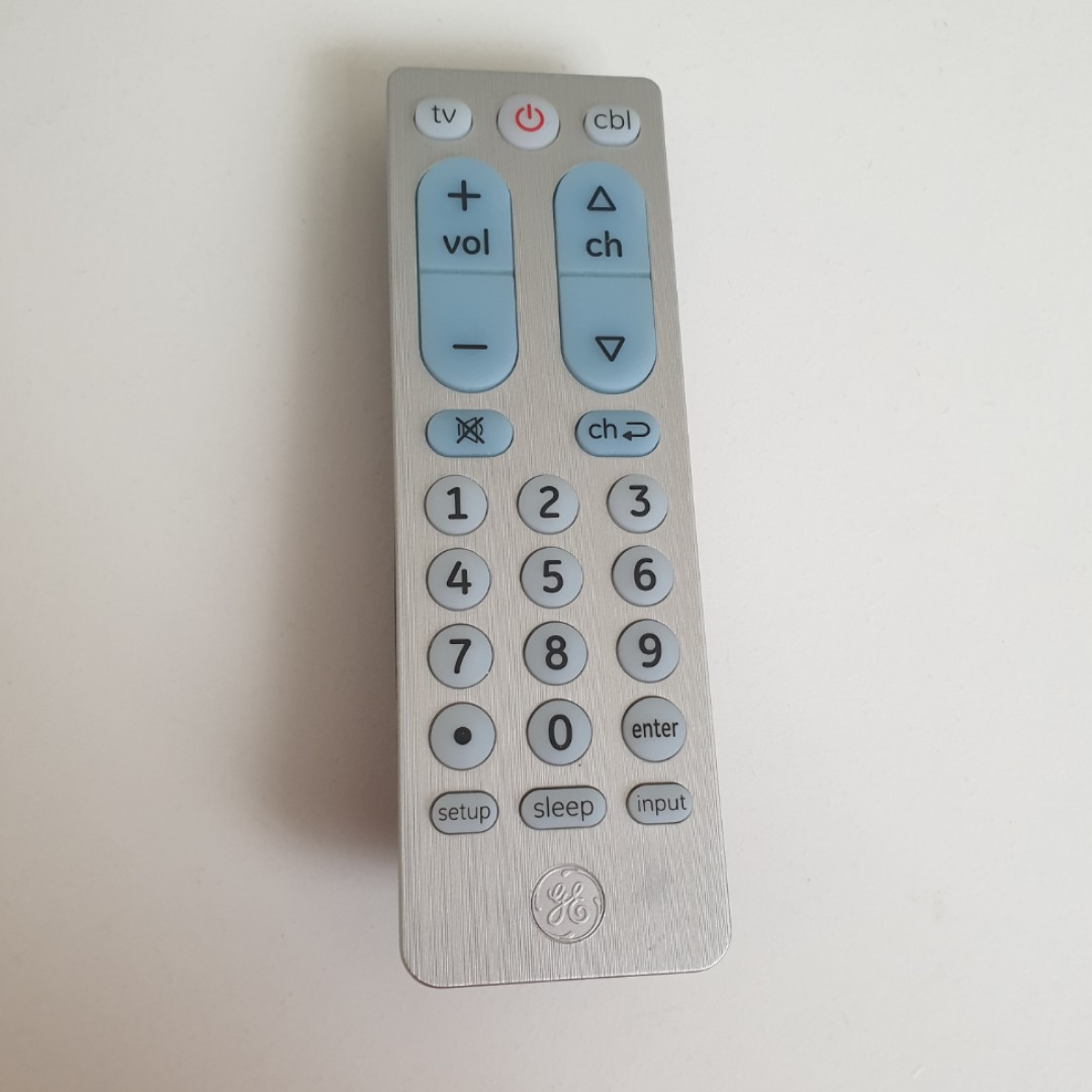 GE Big Button Universal Remote Control for Samsung TV DVD Blu Ray ...