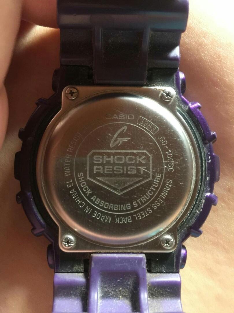 GShock Original Violet digital, Men's Fashion, Watches & Accessories ...