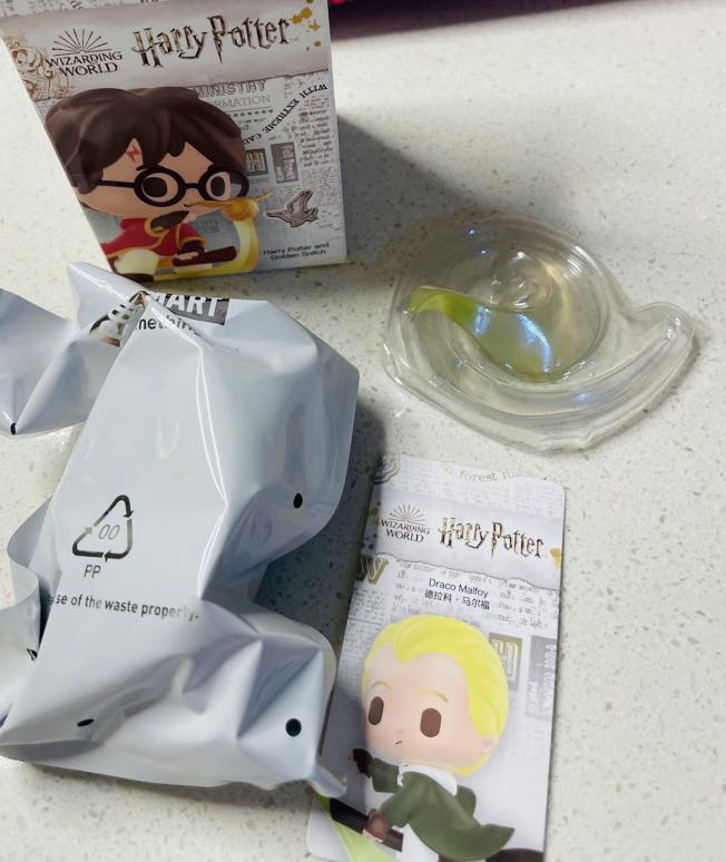 Harry Potter Figurine (Draco Malloy) from POP Mart with a softcopy of ...