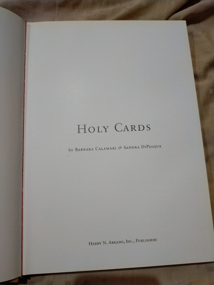Holy cards... Religious book... Estampita book, Hobbies & Toys, Books ...