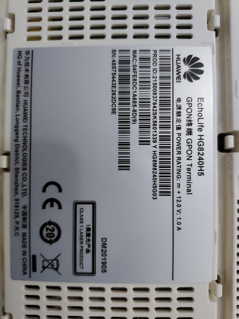 Huawei ONT optical network terminal, Computers & Tech, Office ...