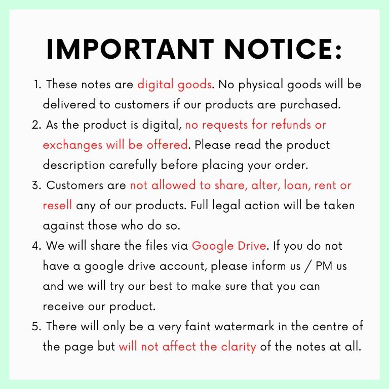 Igcse Notes A Igcse Physics Notes Softcopy Hobbies And Toys Books And Magazines Textbooks On