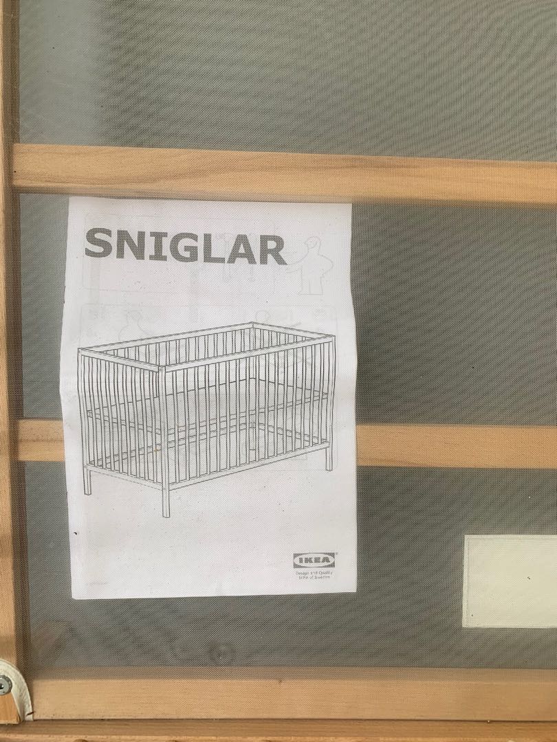 Ikea Baby cot Sniglar, Babies & Kids, Baby Nursery & Kids Furniture ...