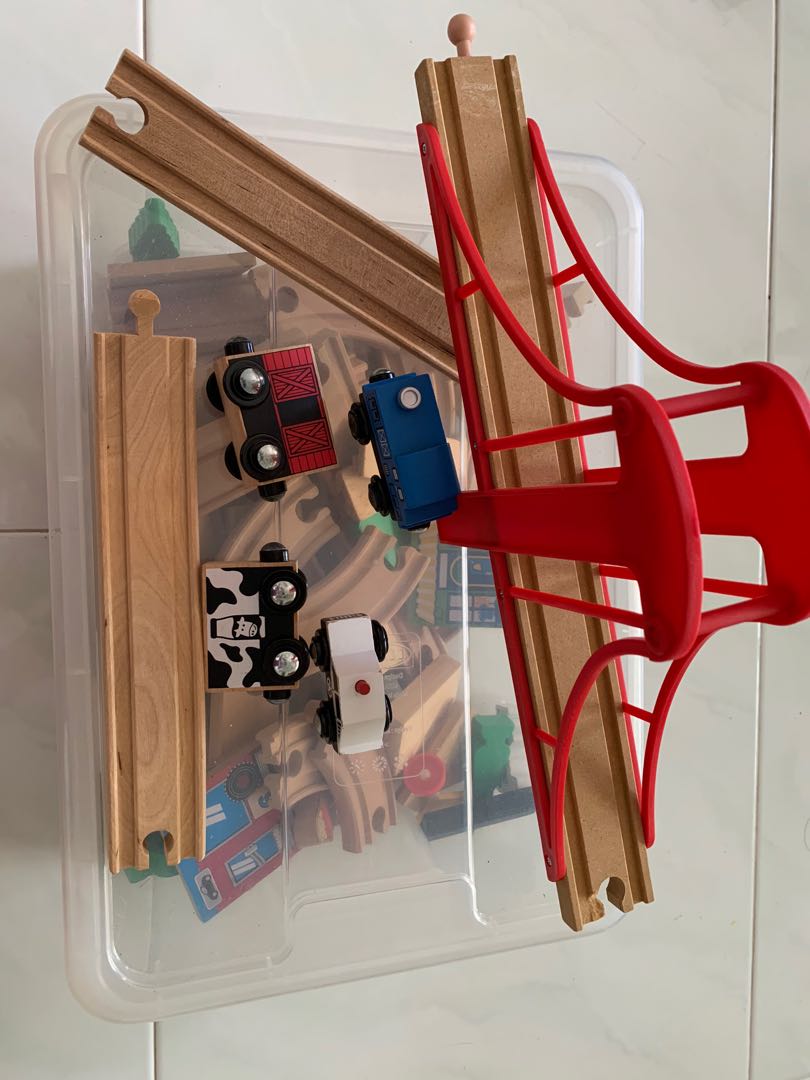 Ikea Toy Train Set. Complete Set, Hobbies & Toys, Toys & Games on Carousell