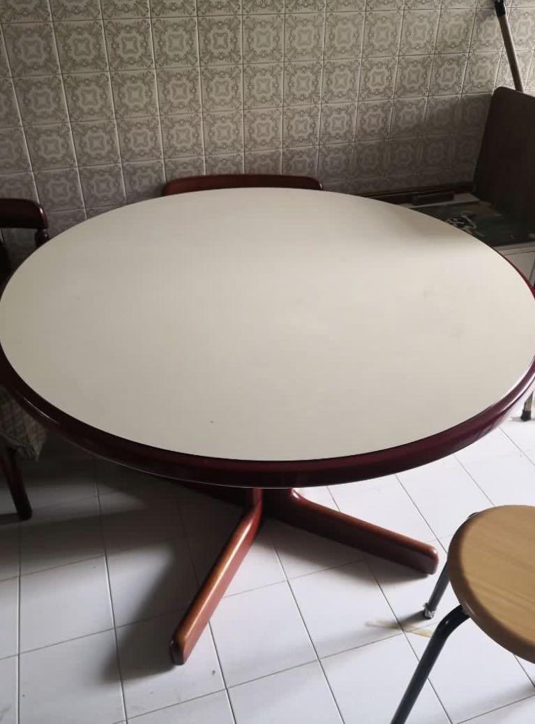 Japan Made Round Dining Table Set, Furniture & Home Living, Furniture ...
